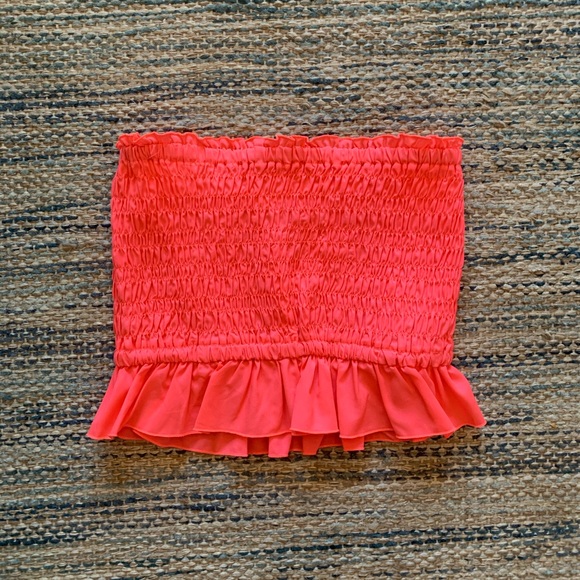 Tops | Neon Pink Tube Top | Poshmark